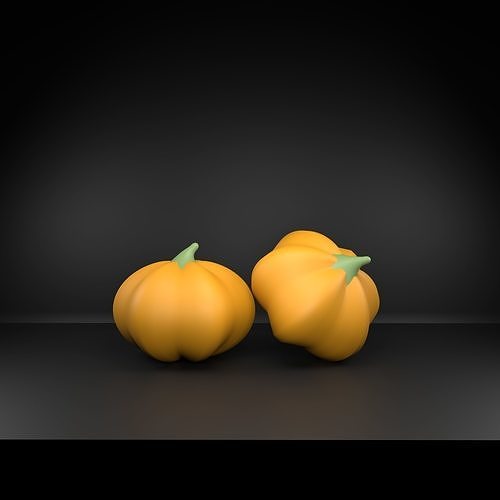 3D model pumkin VR / AR / low-poly | CGTrader