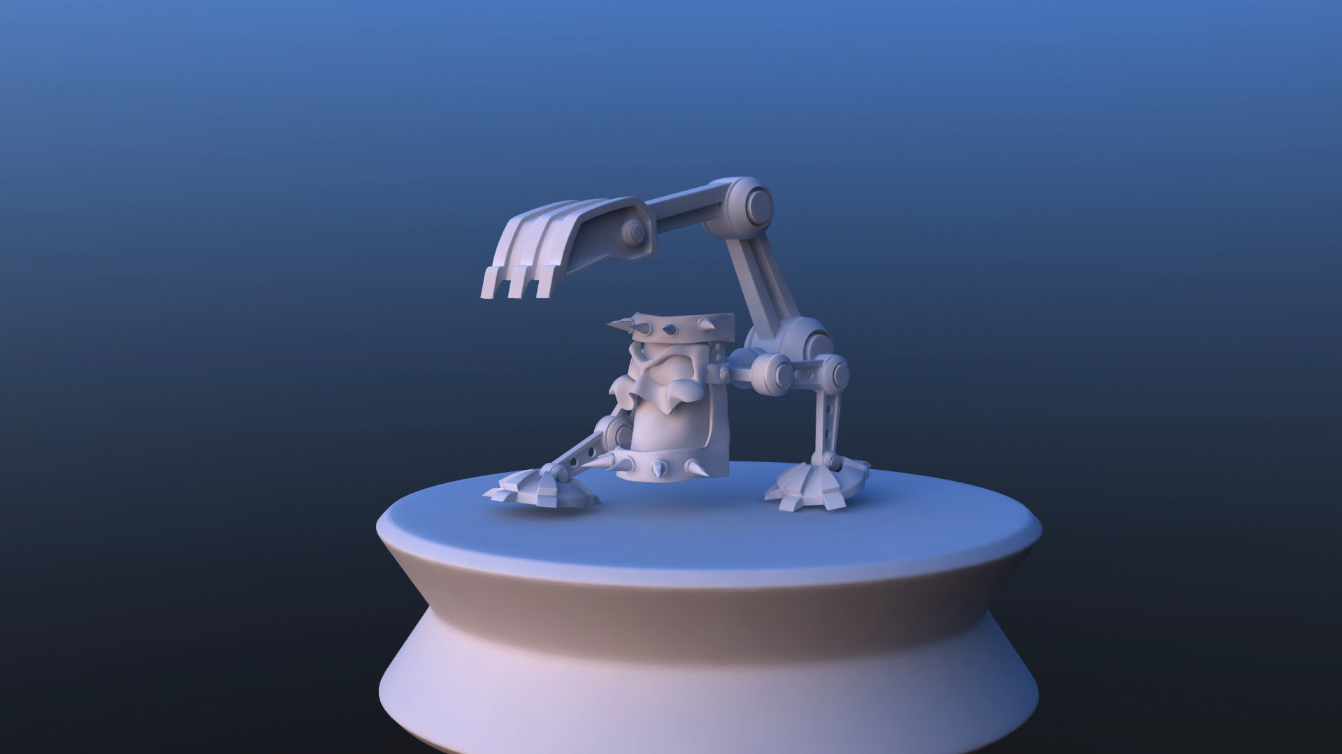 Guardian Robot 3D model rigged | CGTrader