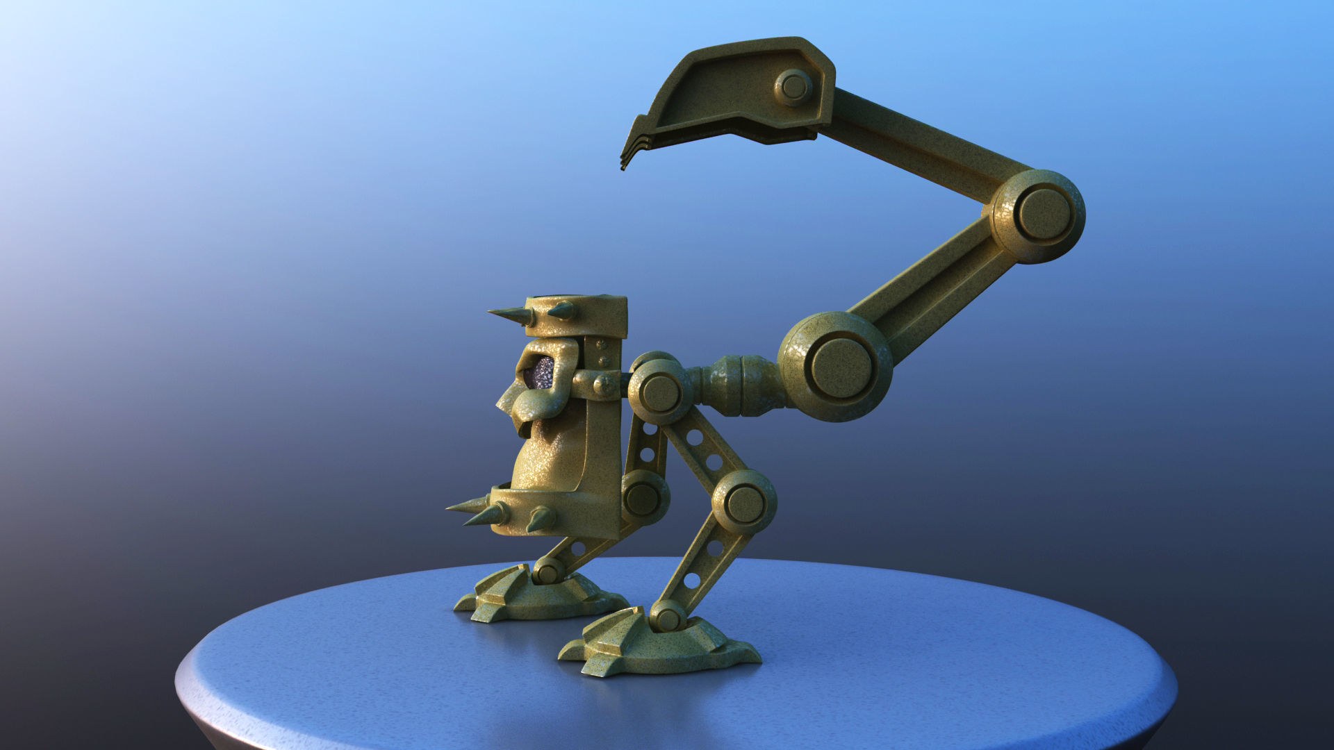 Guardian Robot 3D model rigged | CGTrader