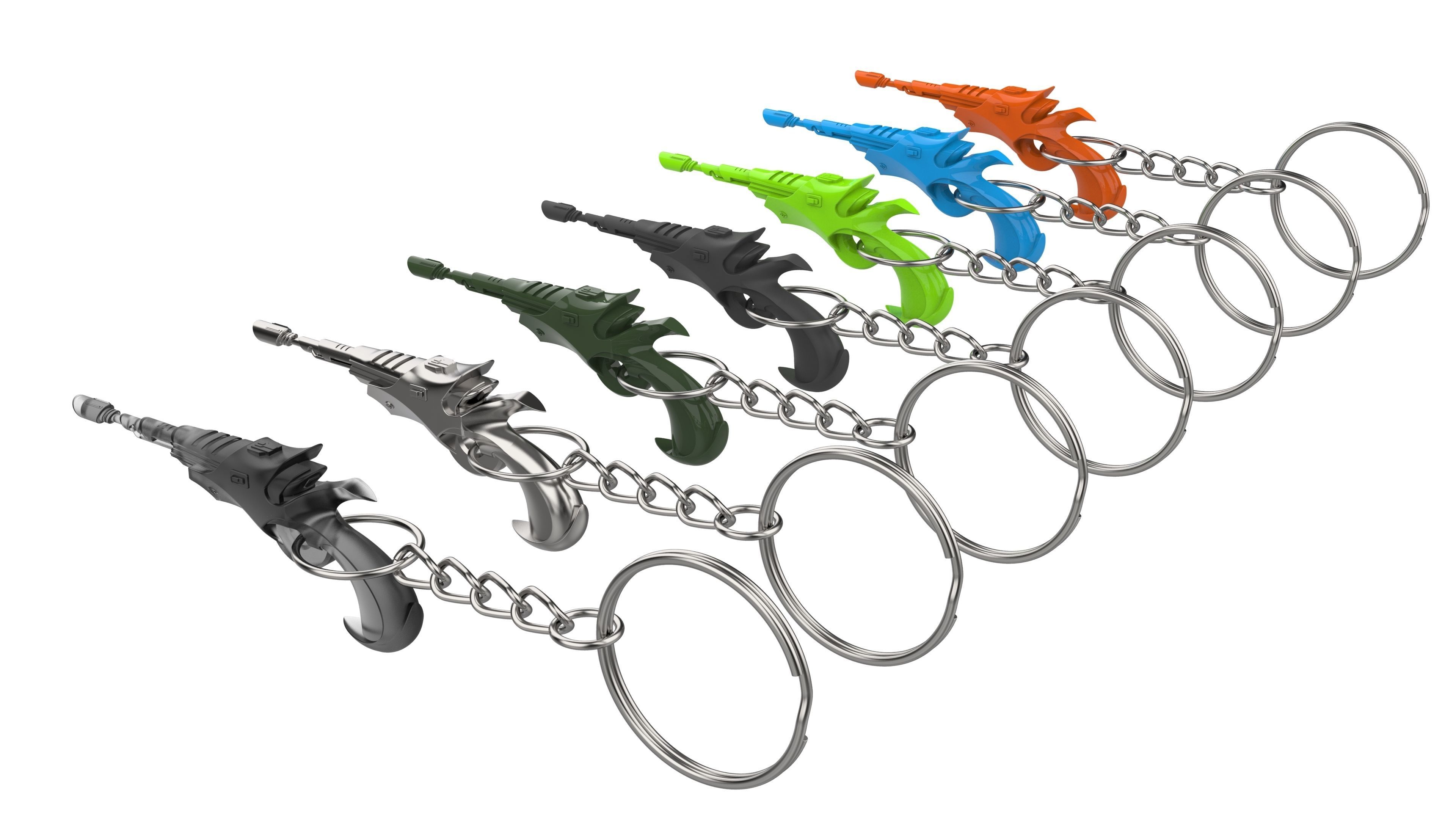 Keychain - Klingon Disruptor - Star Trek - Printable - STL 3D model 3D ...