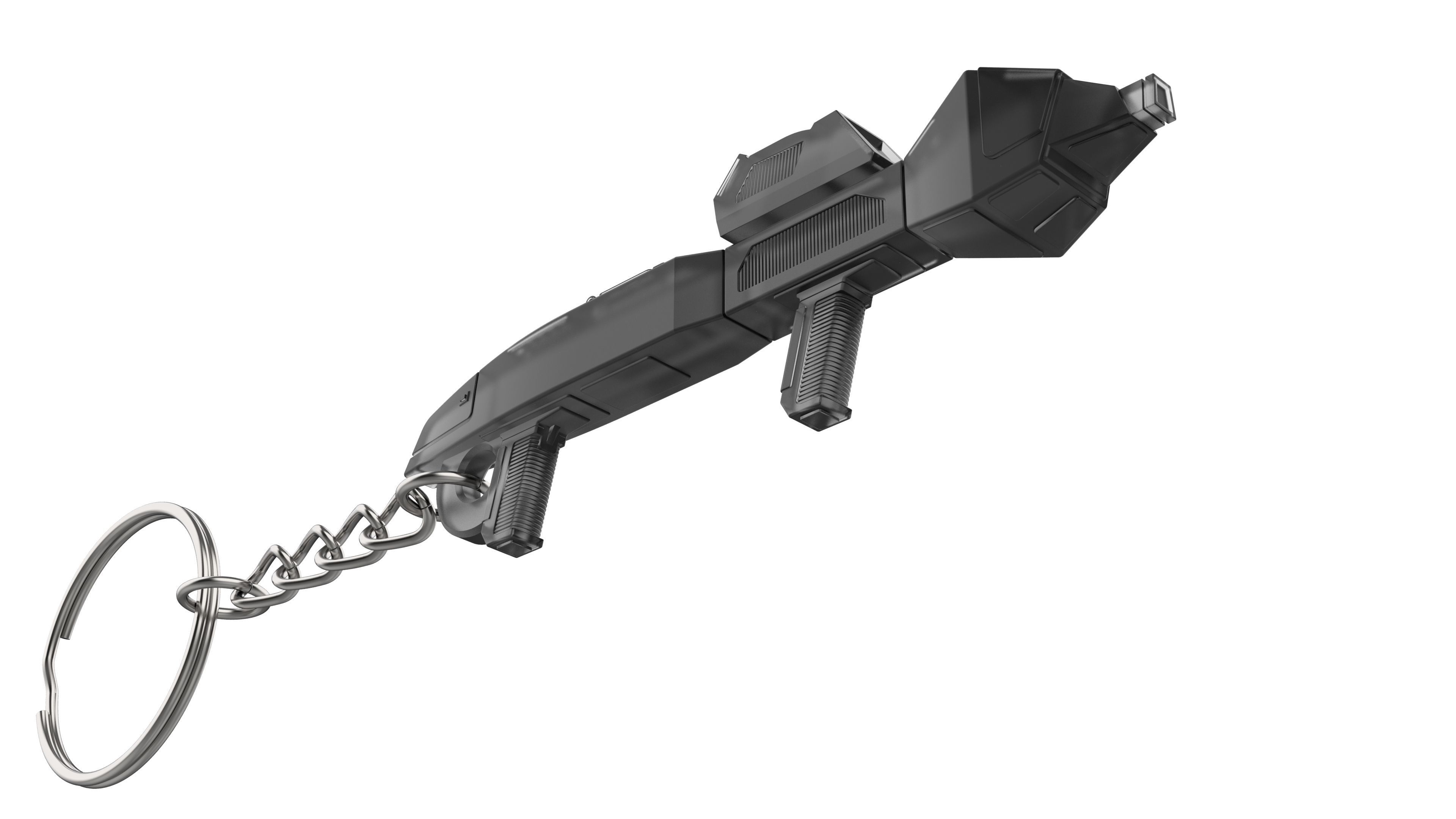Keychain - Next Generation Type 3 Phaser - Star Trek - STL 3D model 3D ...