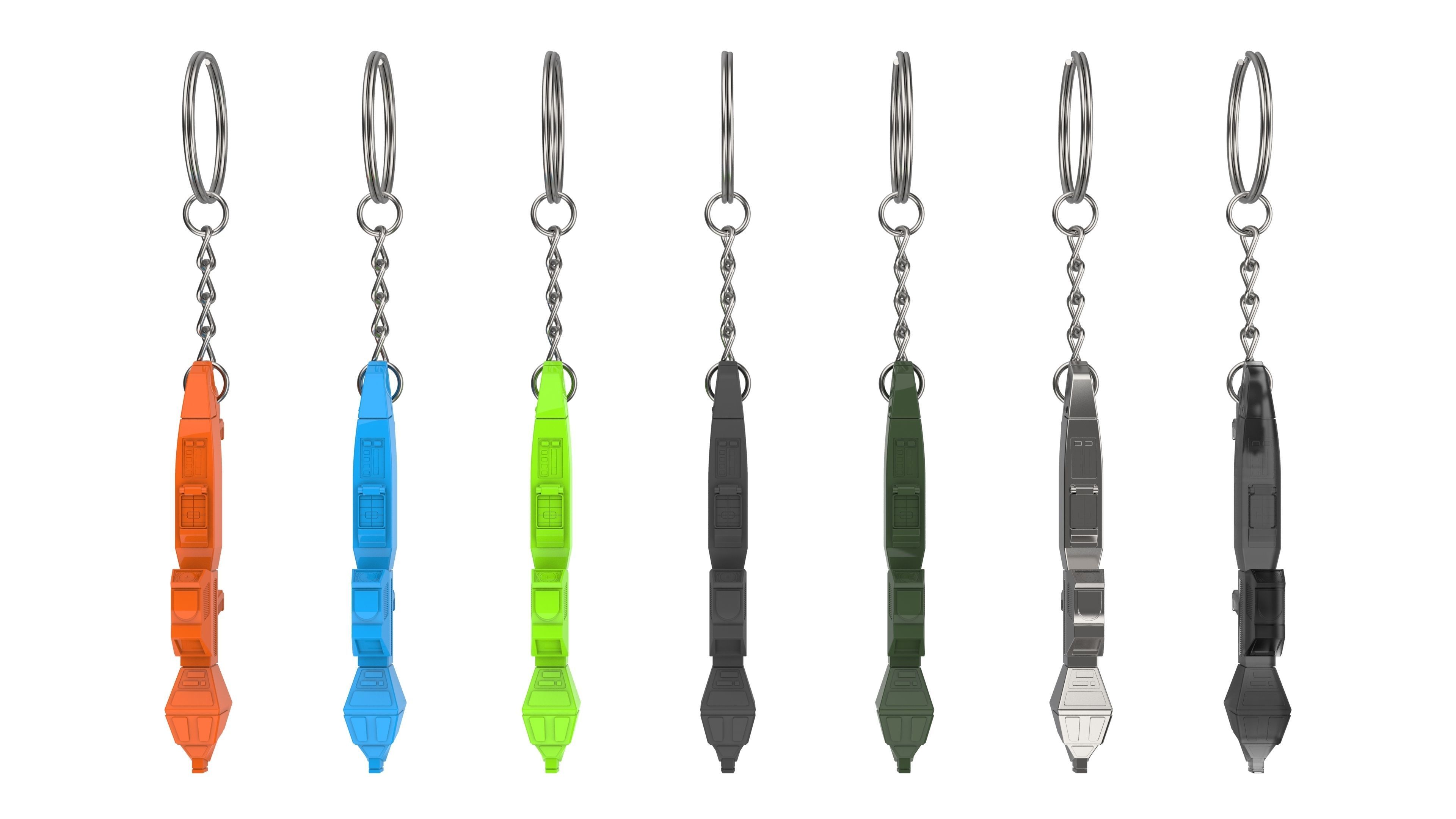 Keychain - Next Generation Type 3 Phaser - Star Trek - STL 3D model 3D ...