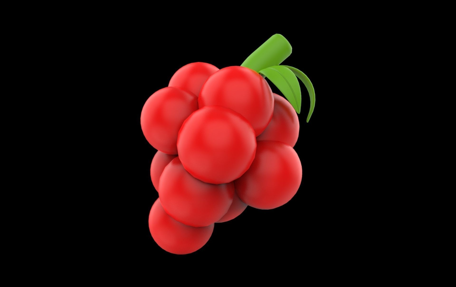 3D model grape VR / AR / low-poly | CGTrader