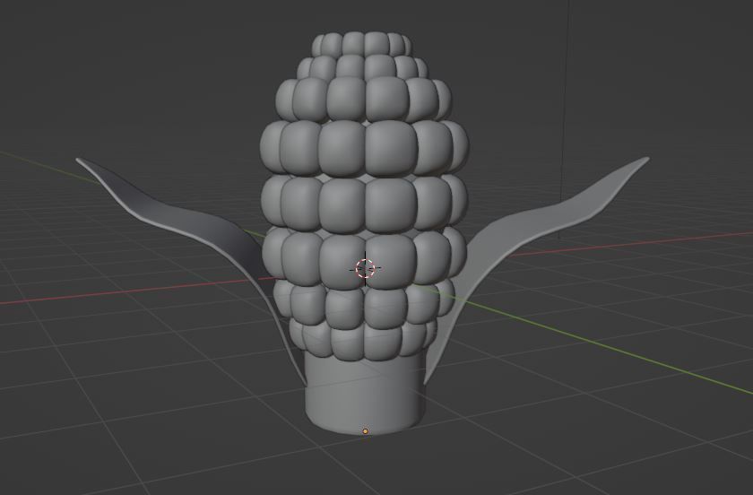 3D model corn model VR / AR / low-poly | CGTrader