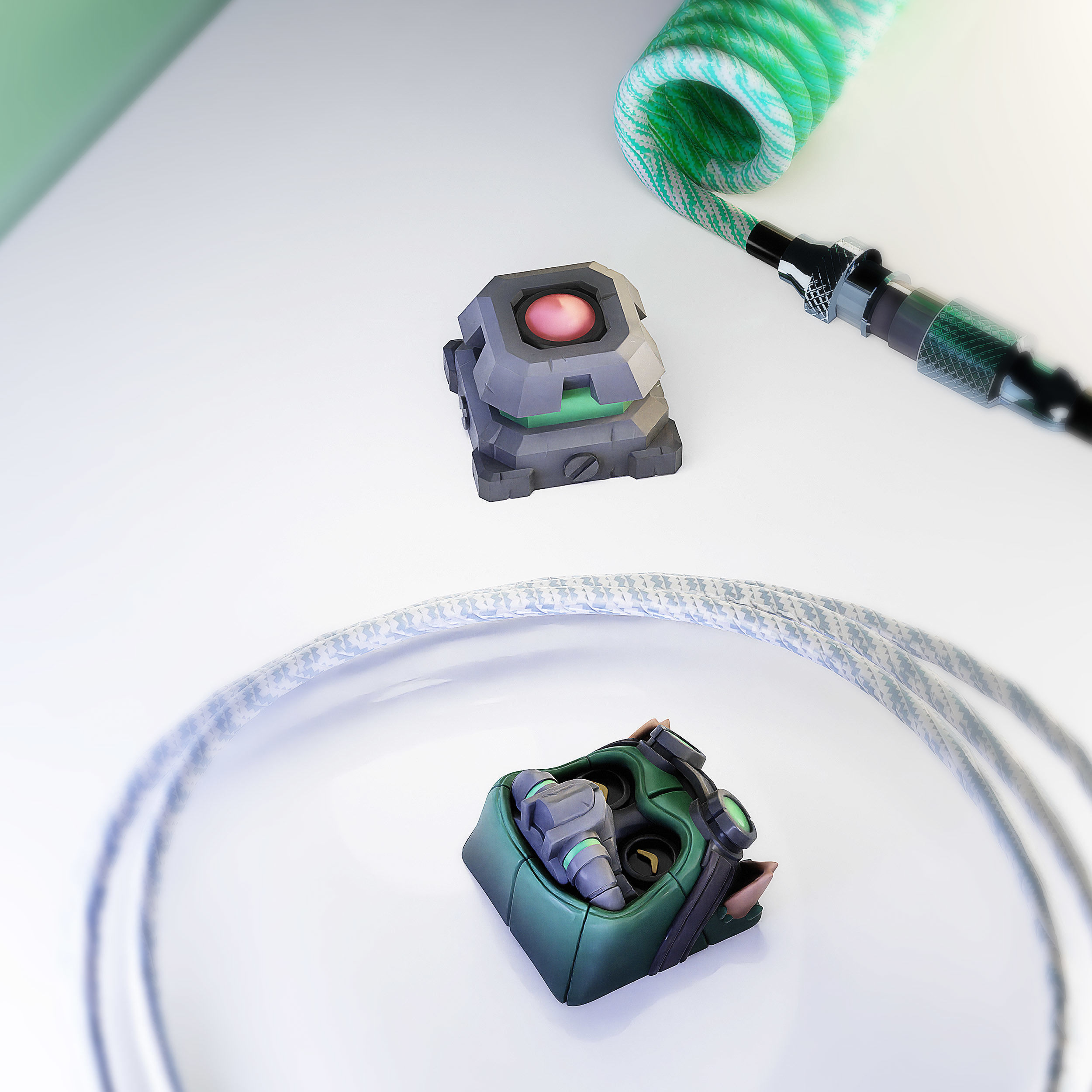 Teemo Omega Squad Keycaps - LOL - Mechanical Keyboard 3D model 3D ...