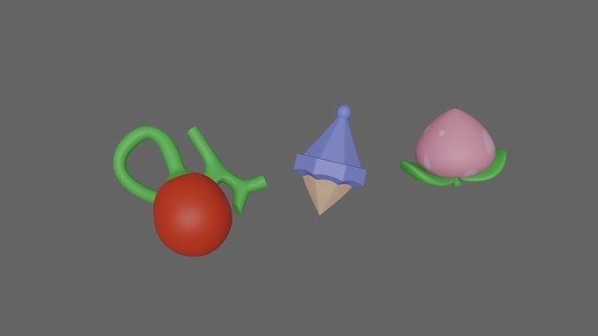 3D model Pokemon Berries Pack 1 VR / AR / low-poly | CGTrader