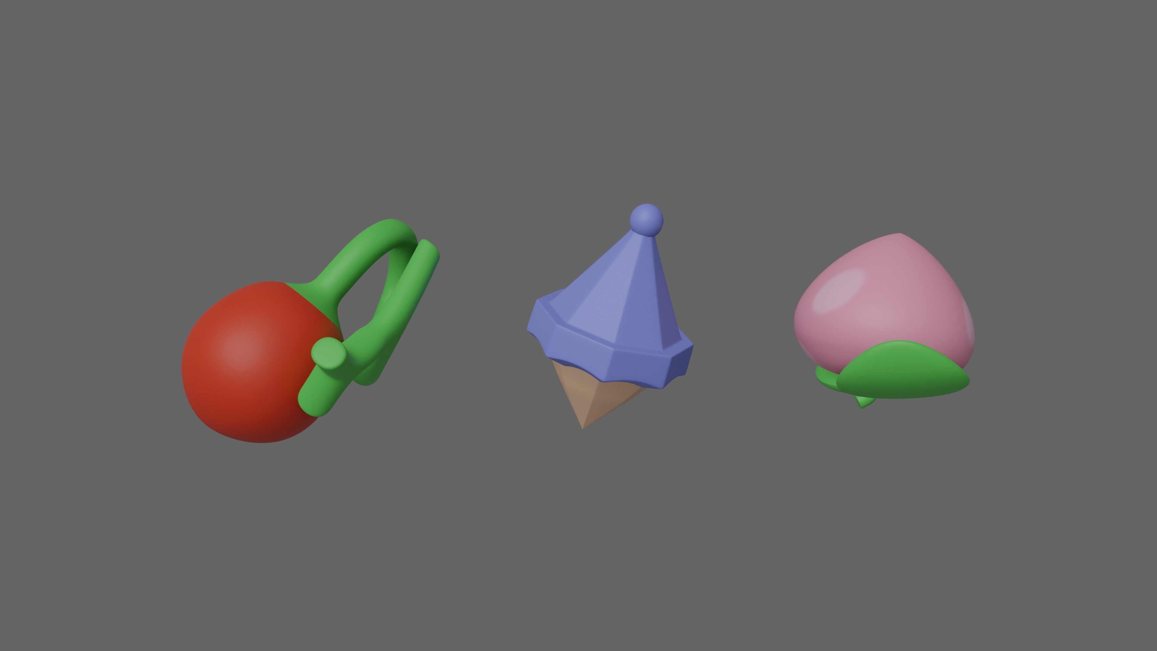 3D model Pokemon Berries Pack 1 VR / AR / low-poly | CGTrader
