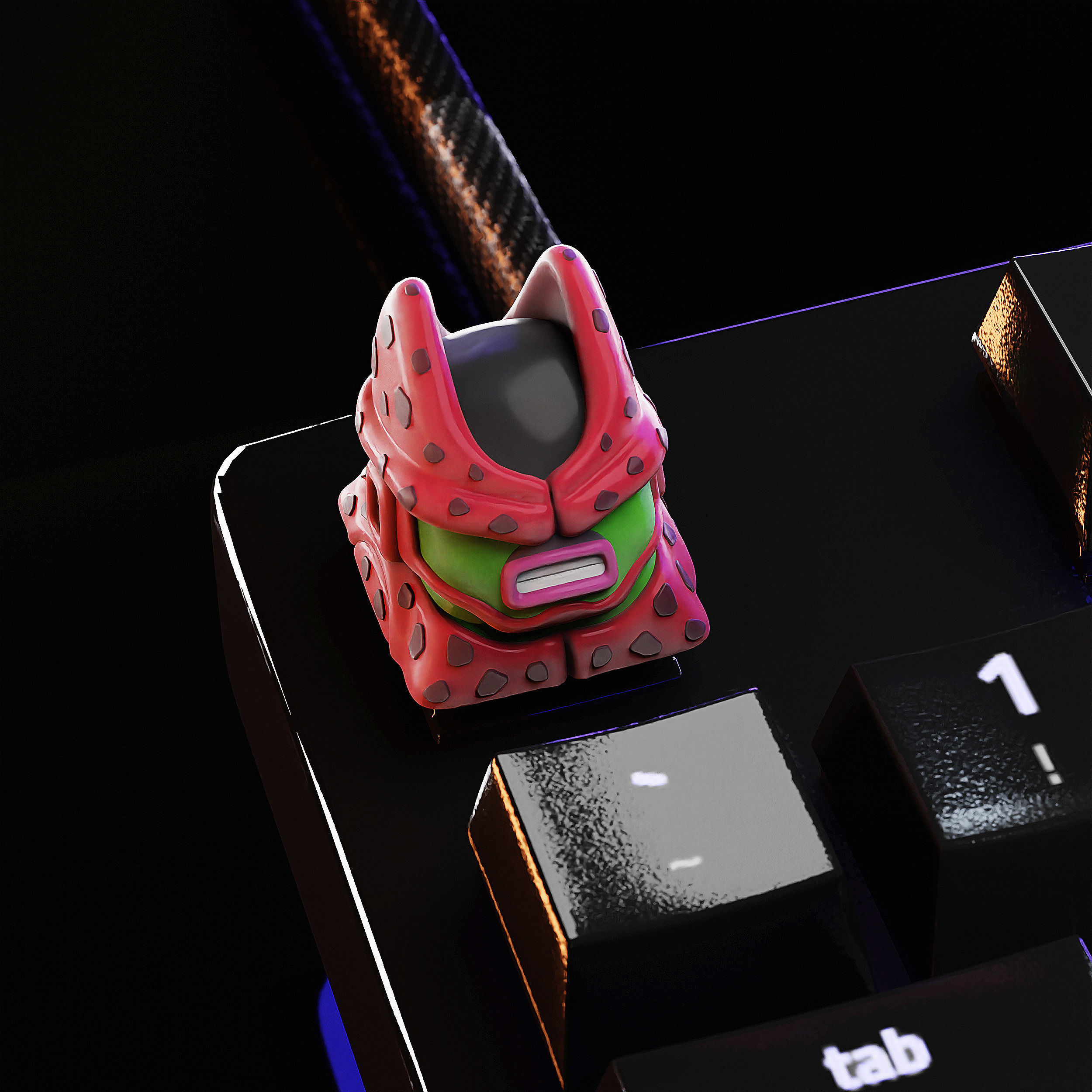 Dbz Keycaps Vol III - Dragon ball Super - Mechanical Keyboard 3D model ...