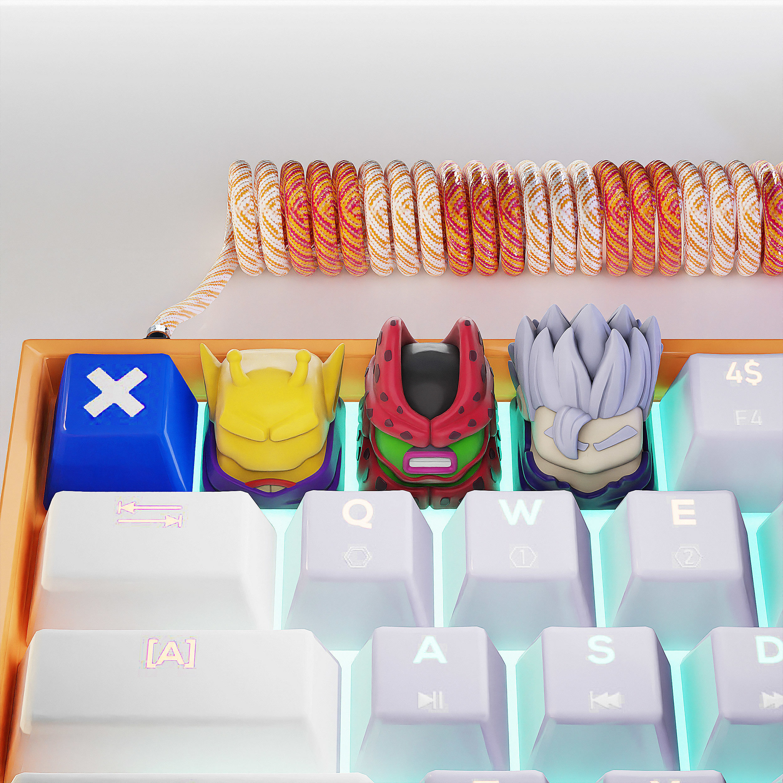 Dbz Keycaps Vol III - Dragon ball Super - Mechanical Keyboard 3D model ...
