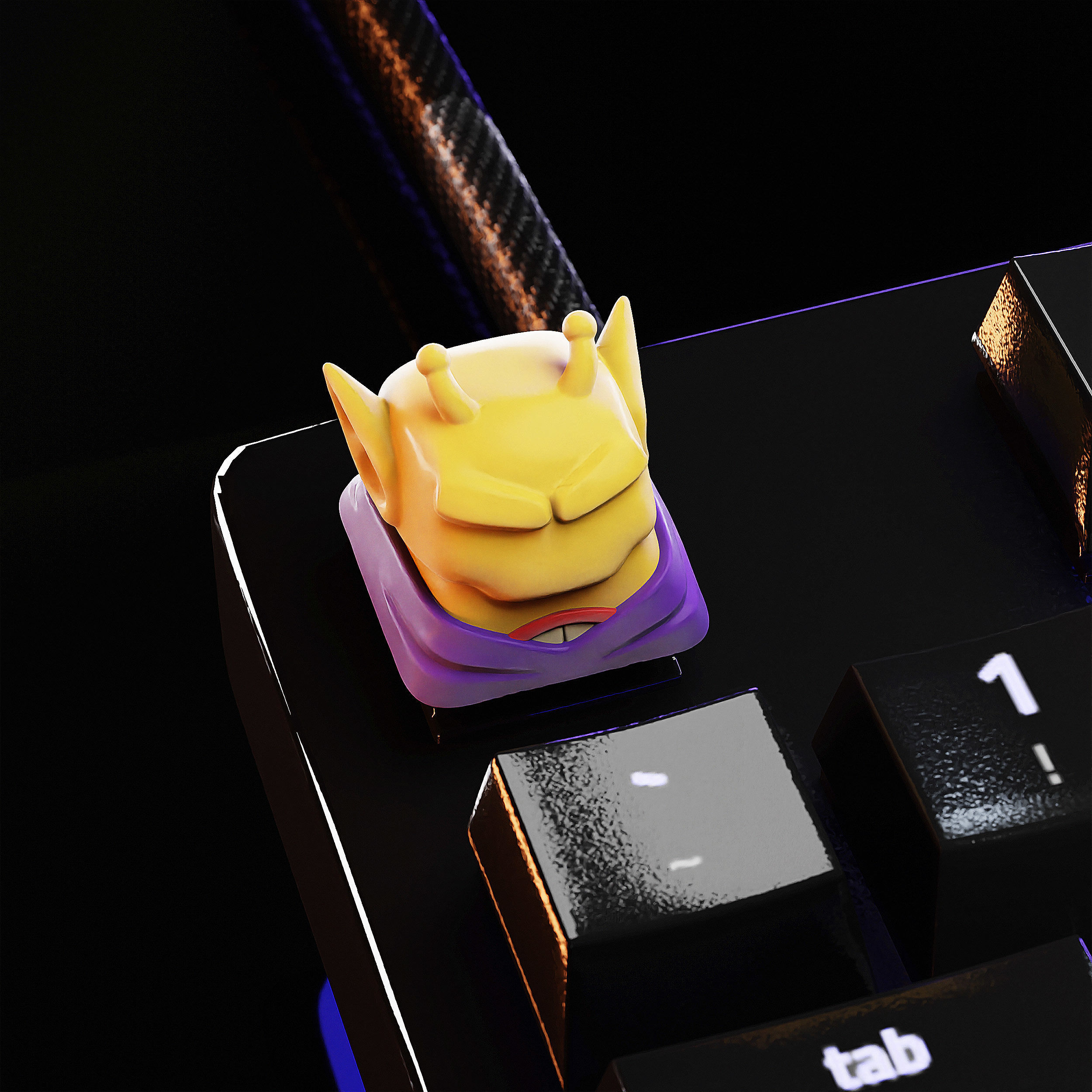 Dbz Keycaps Vol III - Dragon ball Super - Mechanical Keyboard 3D model ...