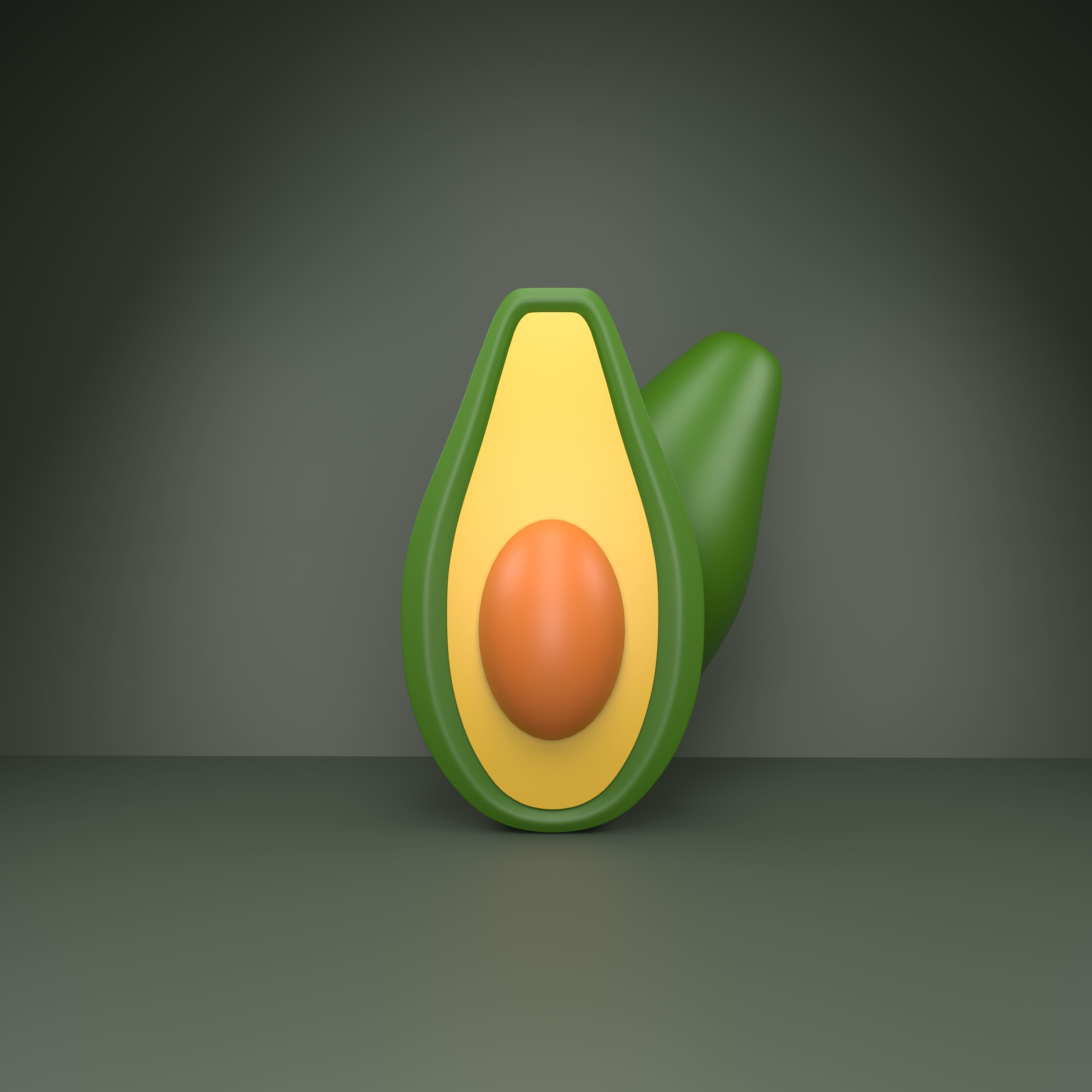 3D model avocado VR / AR / low-poly | CGTrader
