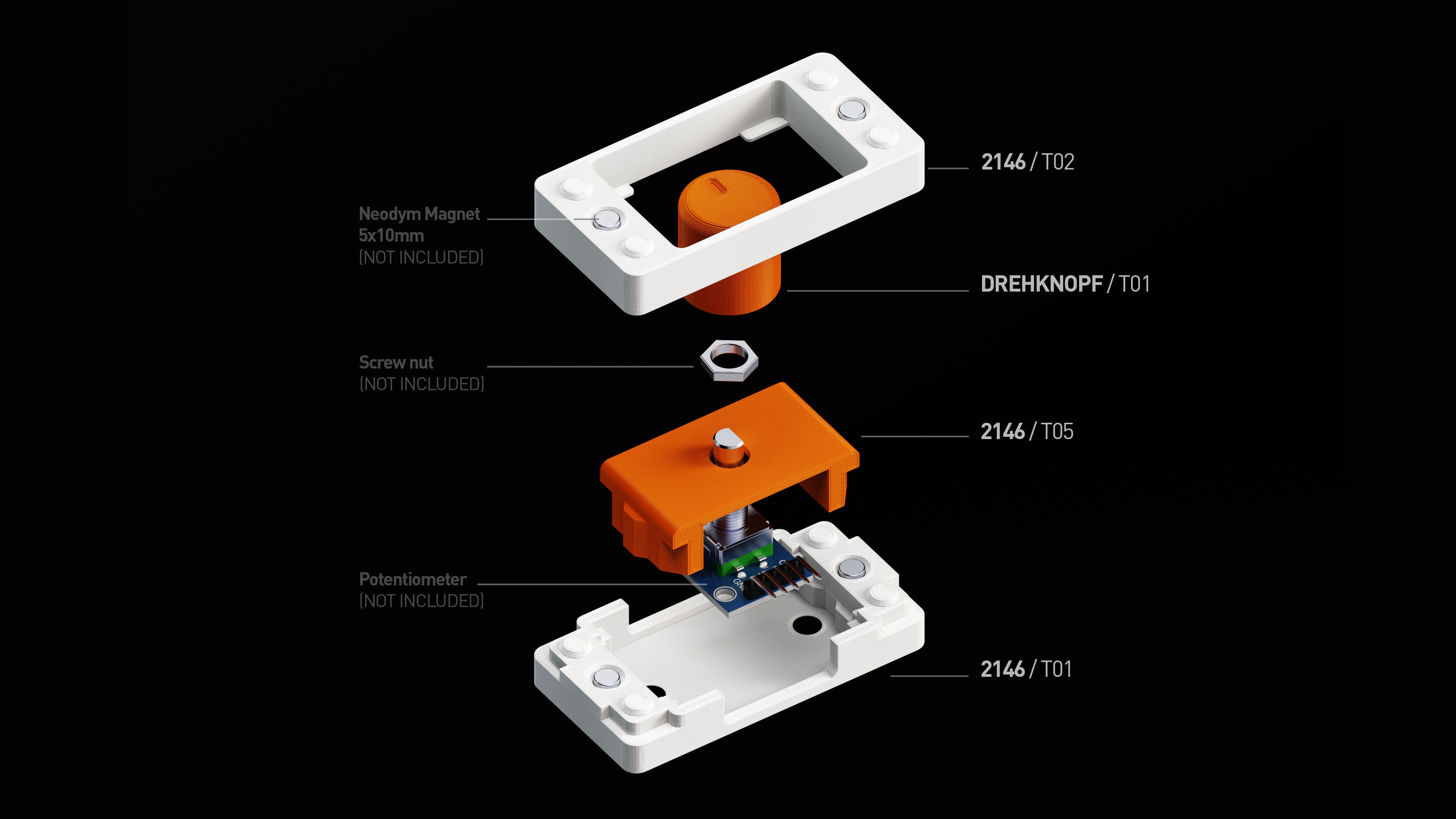 Haftmodul 2146 3D model 3D printable | CGTrader