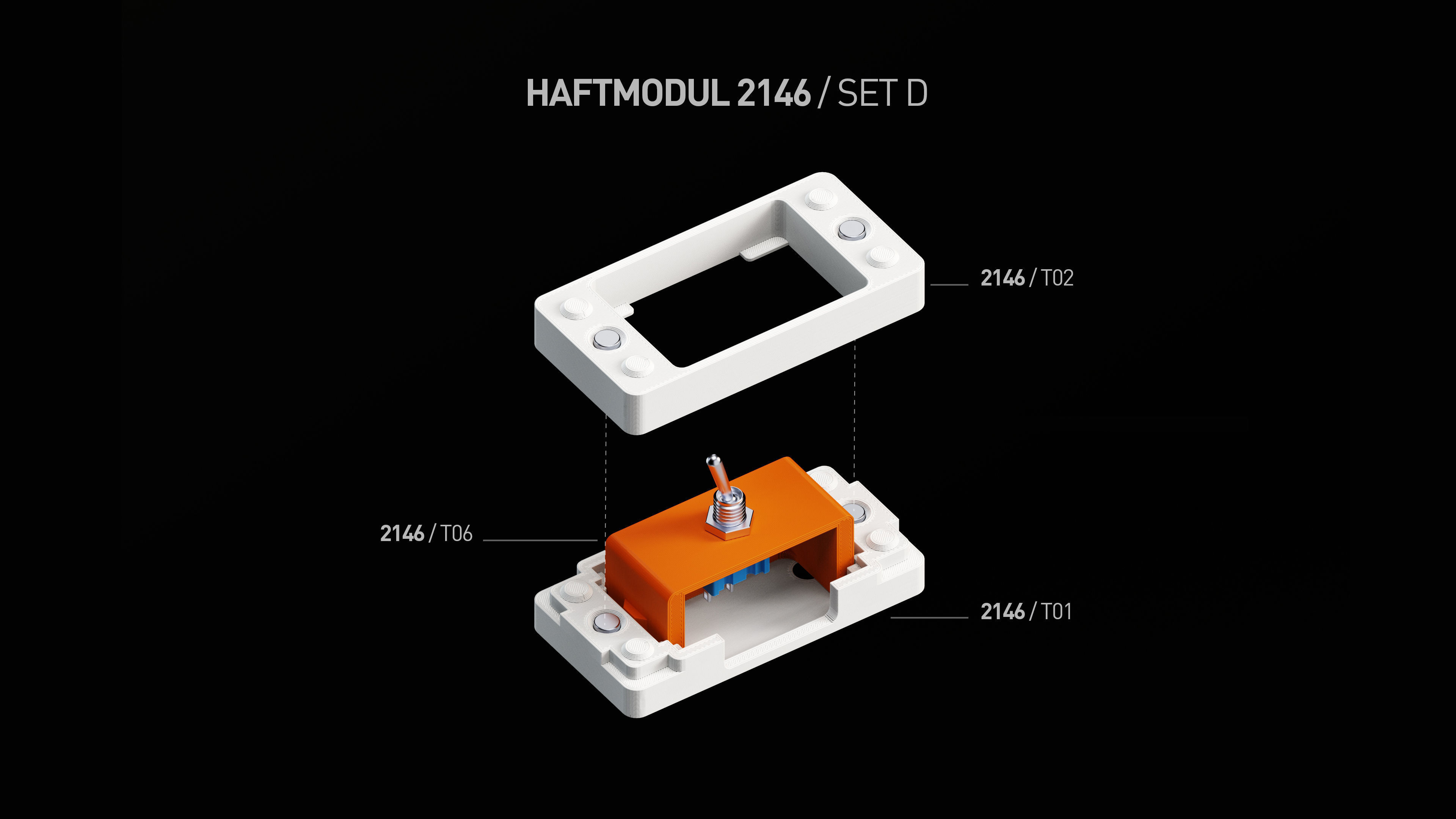 Haftmodul 2146 3D model 3D printable | CGTrader