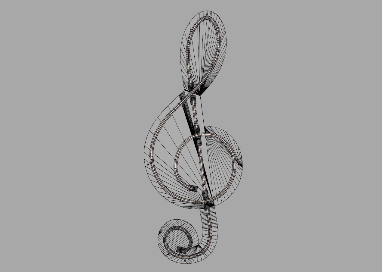 Music Note 1 - Neon Sign 3D model | CGTrader