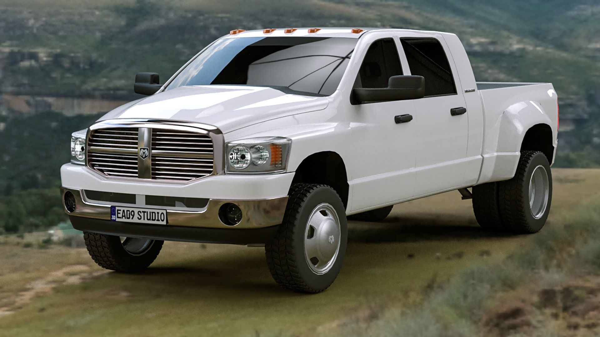 2005 Dodge Ram 3500 3D model | CGTrader