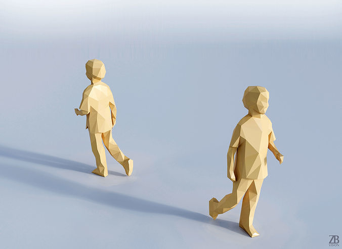 Lowpoly Kid 011 3D model | CGTrader