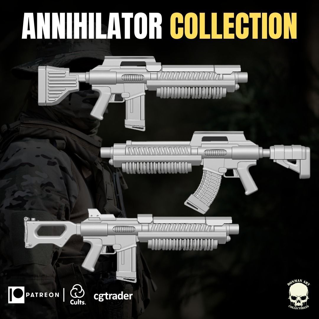 Annihilator Collection 3D printable files for Action Figures 3D model ...