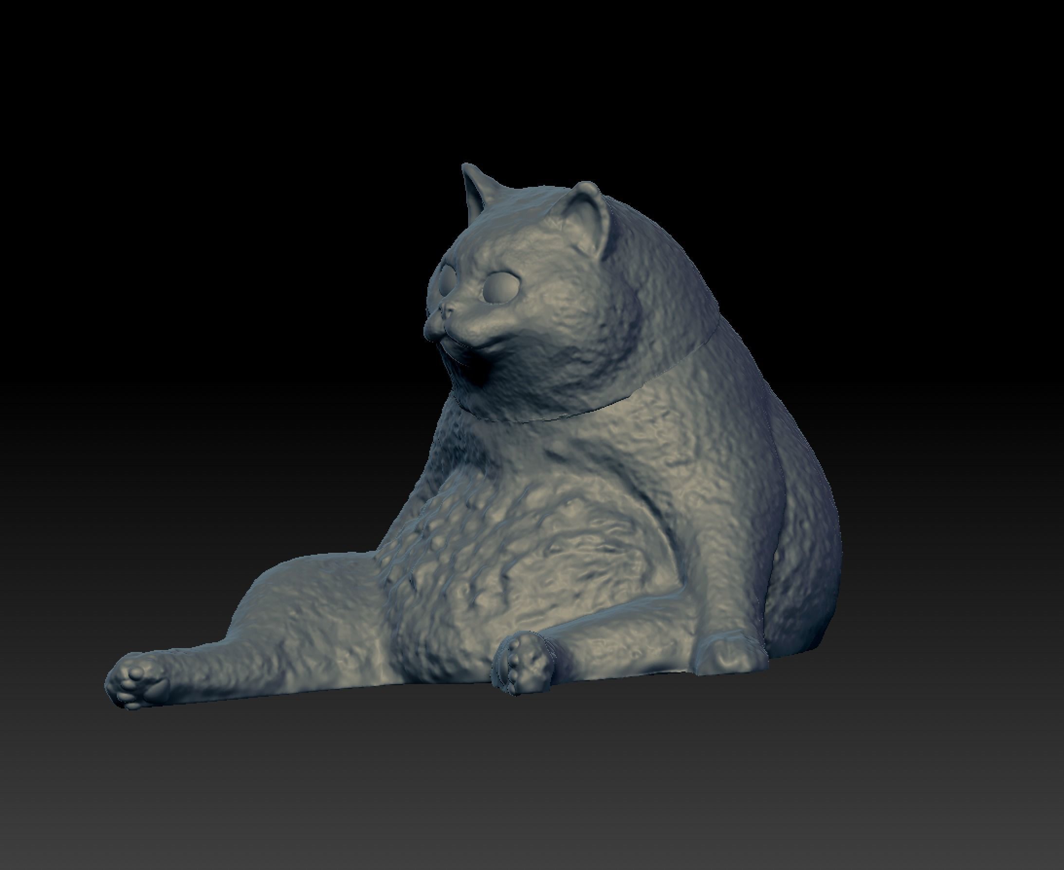 Fat Cat Meme Scan 3D model 3D printable | CGTrader