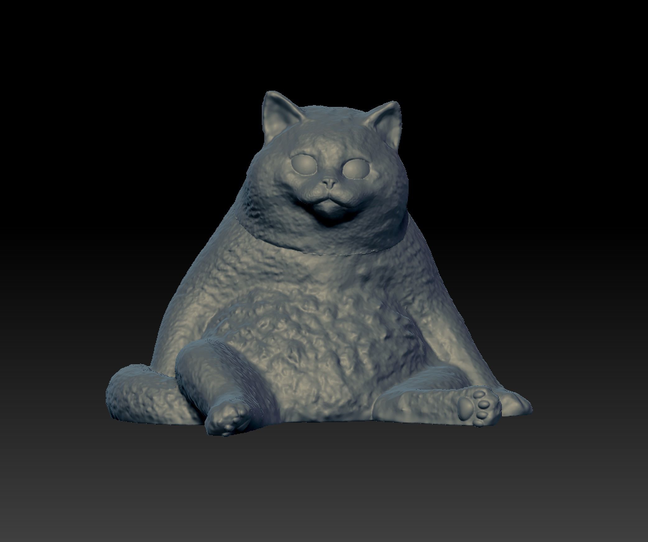 Fat Cat Meme Scan 3D model 3D printable | CGTrader