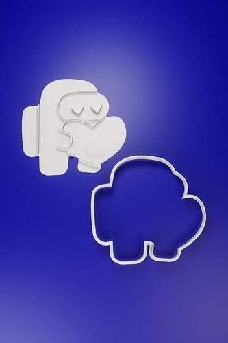 AMONG US HEART MOLD 3D model | CGTrader