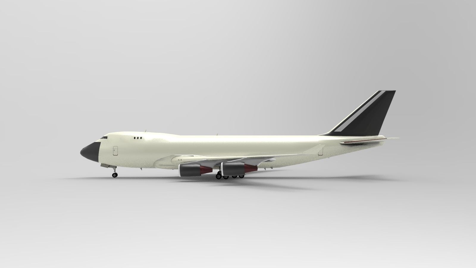 Boeing 747-400F 3D model | CGTrader