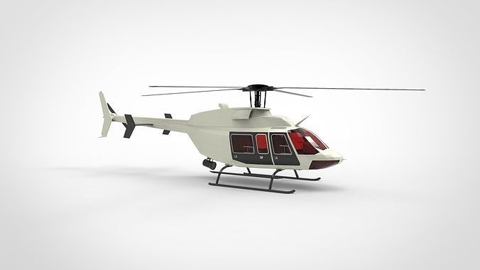 Bell 407 3D model | CGTrader