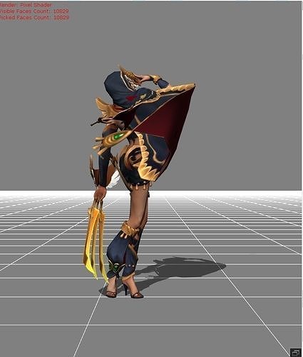 3D model Natalia Phantom Dancer VR / AR / low-poly | CGTrader