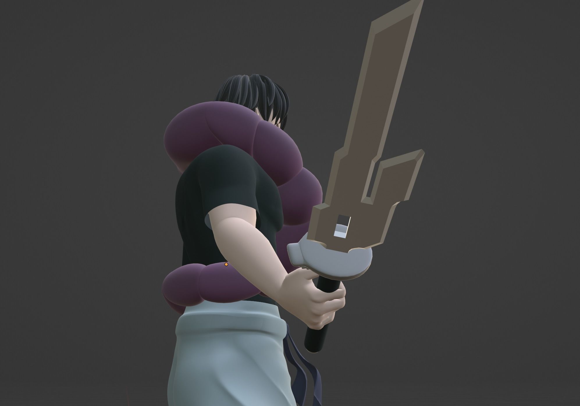 Toji Fushiguro - Jujutsu Kaisen 3D model rigged | CGTrader