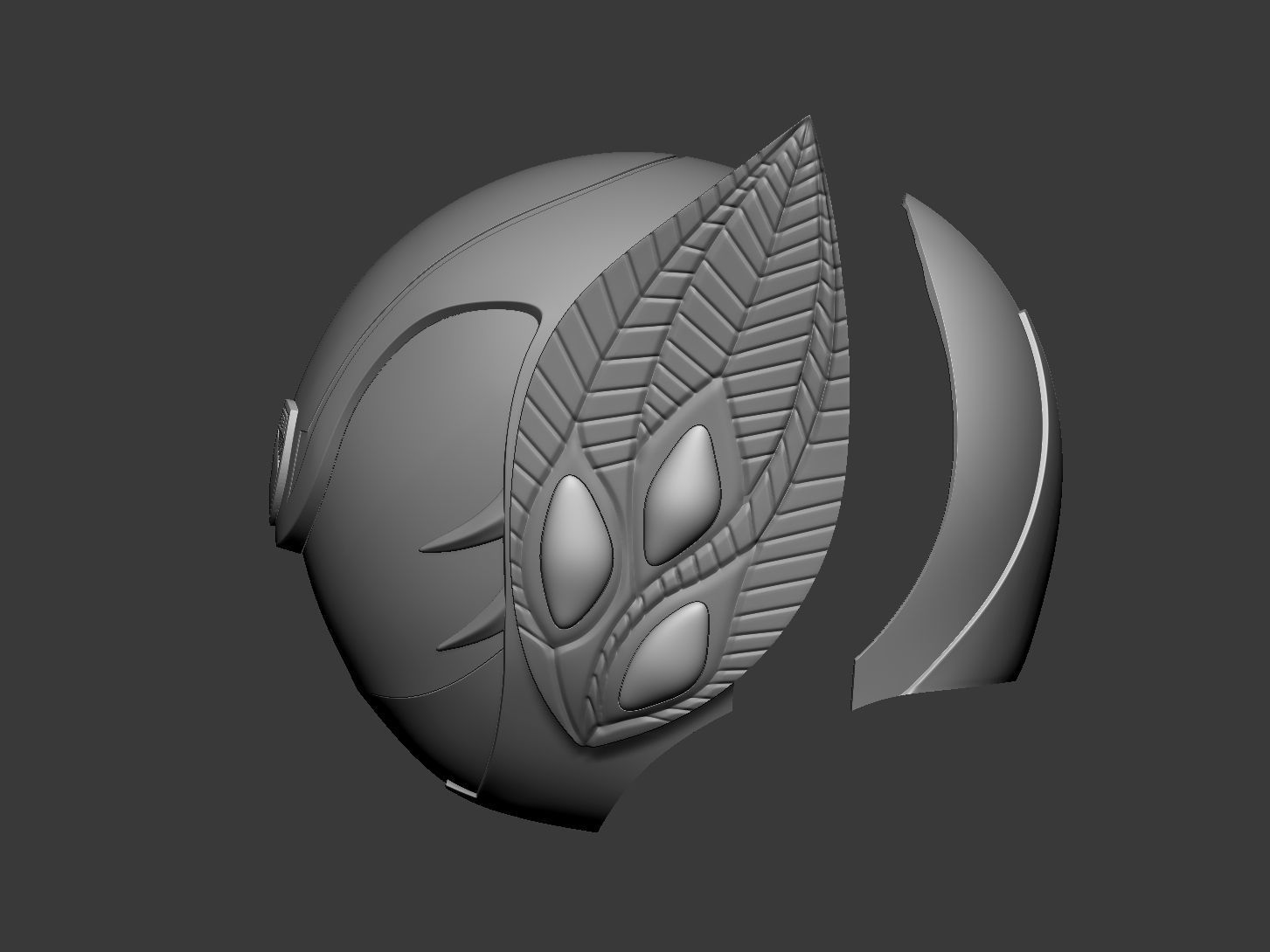 Power Ranger SPD Kat Helmet 3D model 3D printable | CGTrader