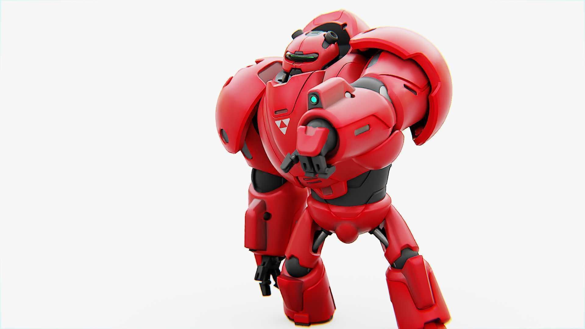 COMBAT DROID M-5000 RIGGED 3D model rigged | CGTrader