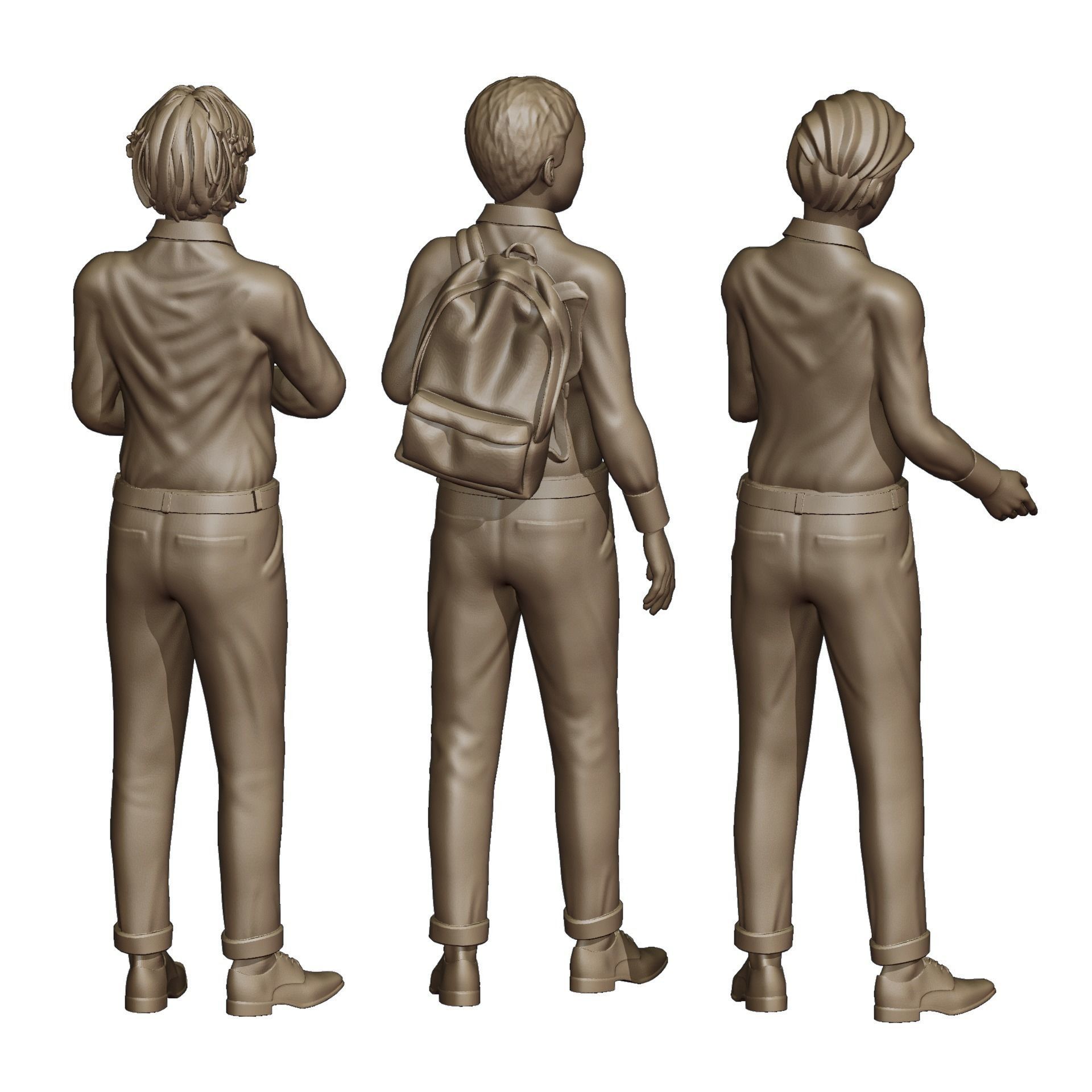 Students Diorama Pack 3D model 3D printable | CGTrader