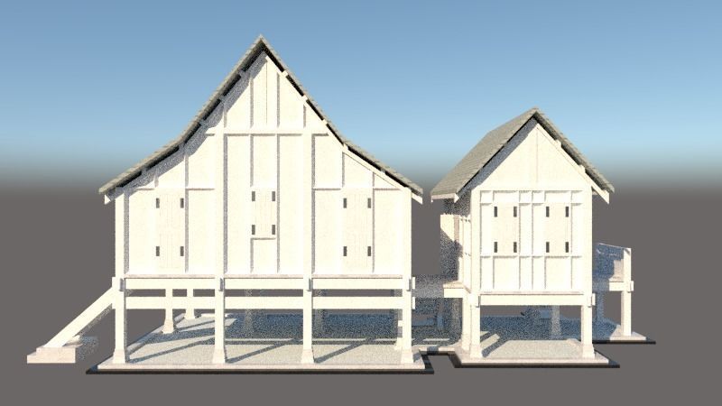 RUMAH TRADISIONAL MELAYU PAHANG DARUL MAKMUR free 3D model 3D printable ...