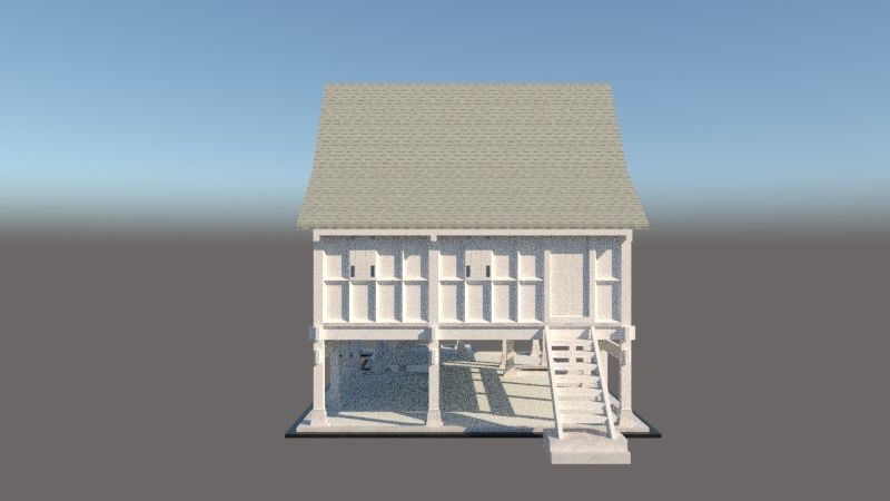 RUMAH TRADISIONAL MELAYU PAHANG DARUL MAKMUR free 3D model 3D printable ...
