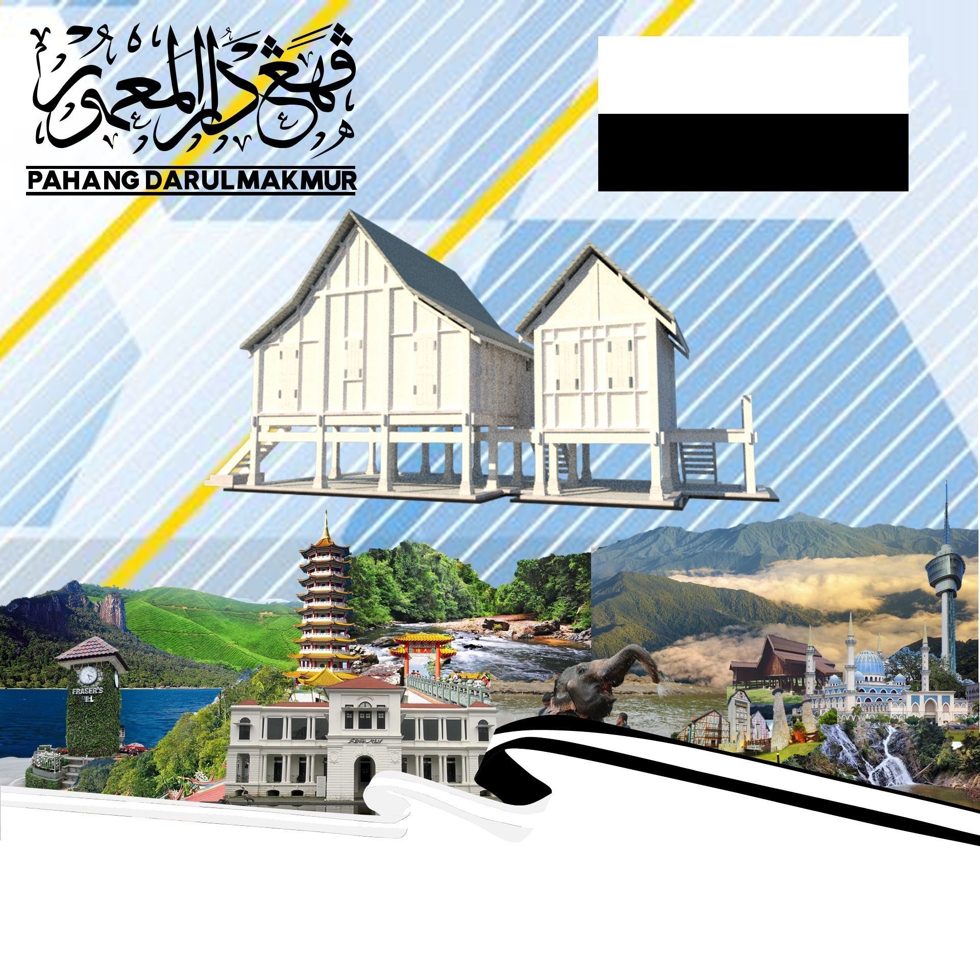 RUMAH TRADISIONAL MELAYU PAHANG DARUL MAKMUR free 3D model 3D printable ...