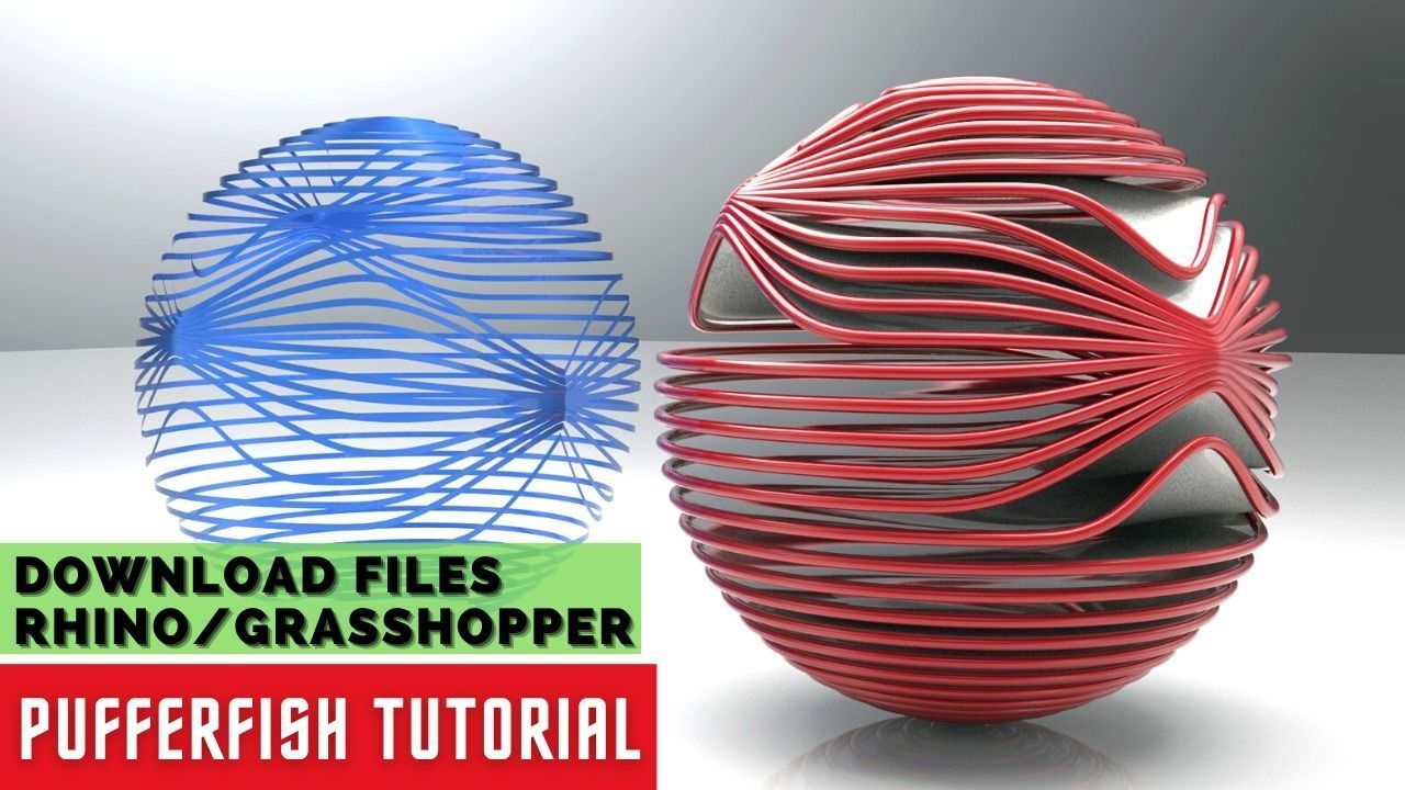 Parametric Design Pufferfish Grasshopper Rhino 3d Download 3D model ...