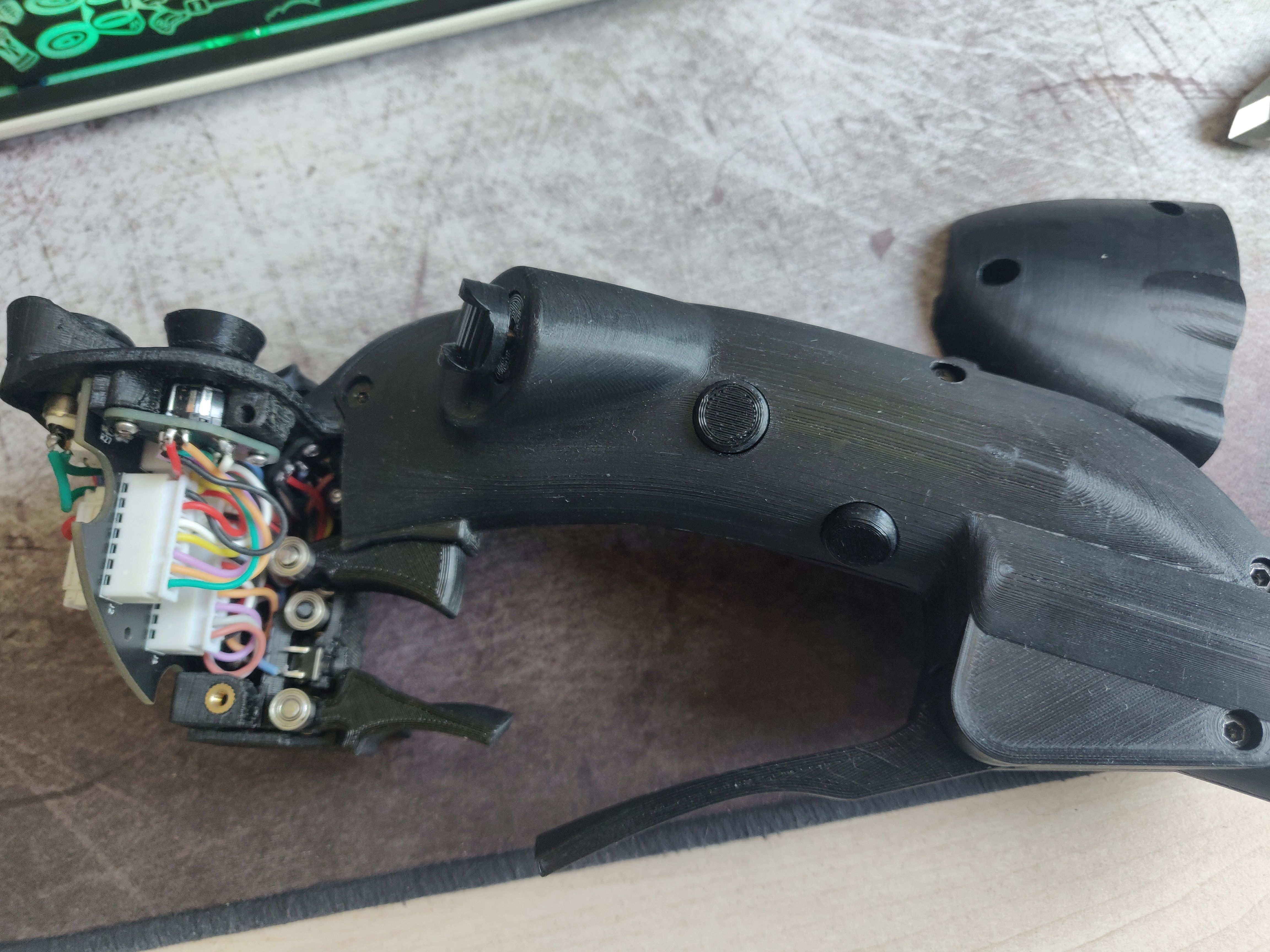 Flanker style stick STL Only 3D model 3D printable | CGTrader