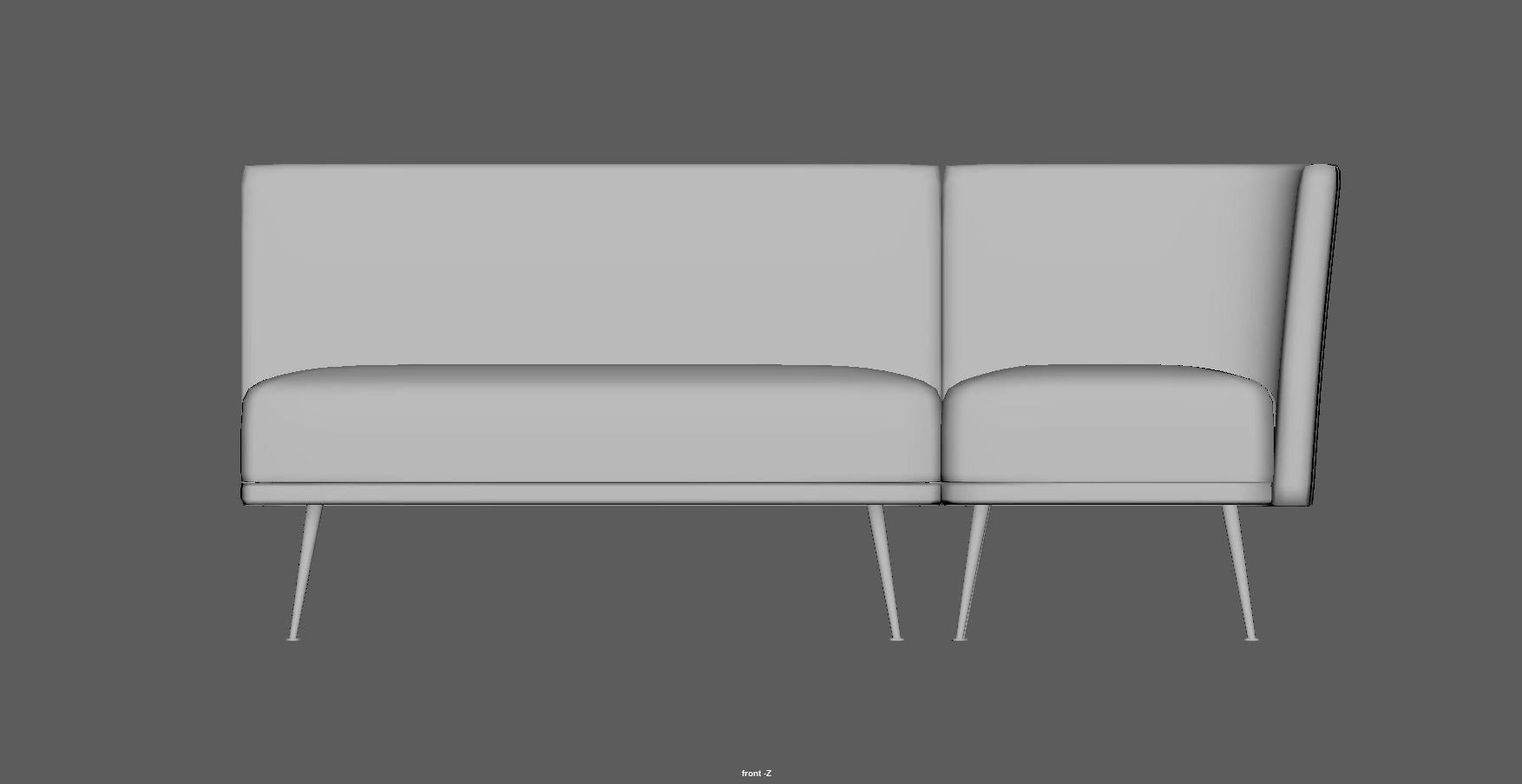 3D model modular seating - modular sofa - lounge seating - couch VR ...