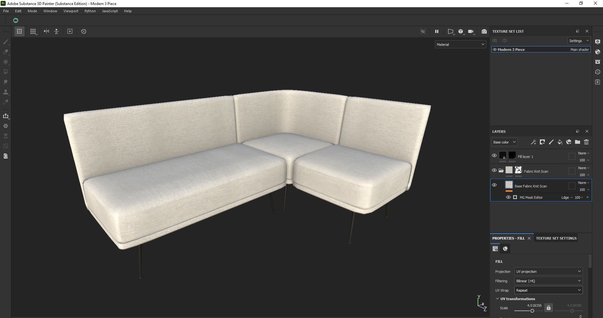 3D model modular seating - modular sofa - lounge seating - couch VR ...