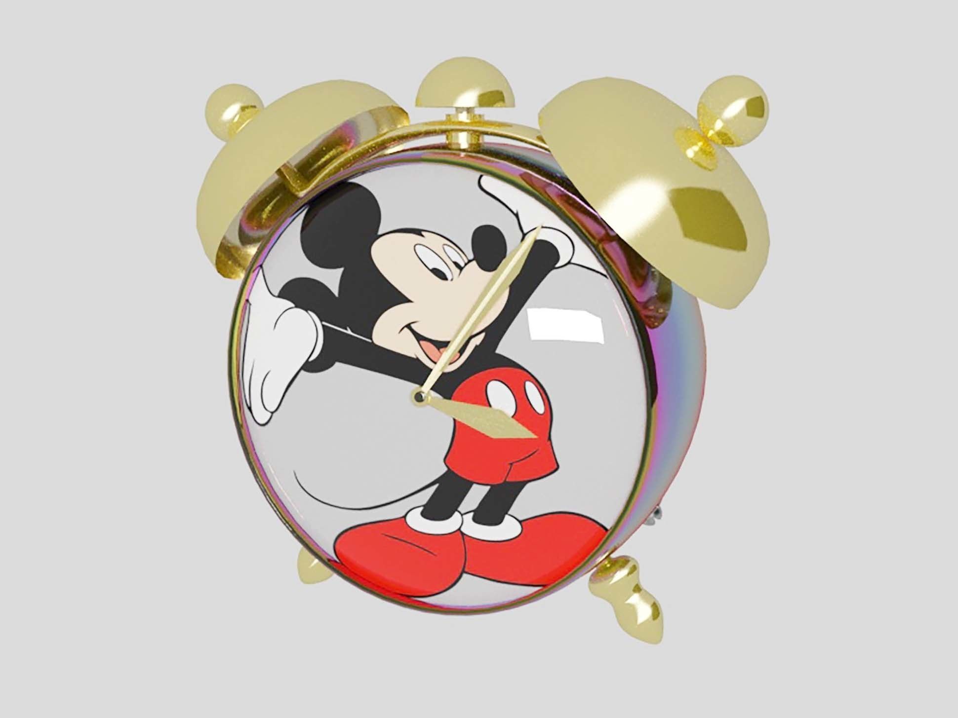 Alarm clock MICKEY 3D model | CGTrader