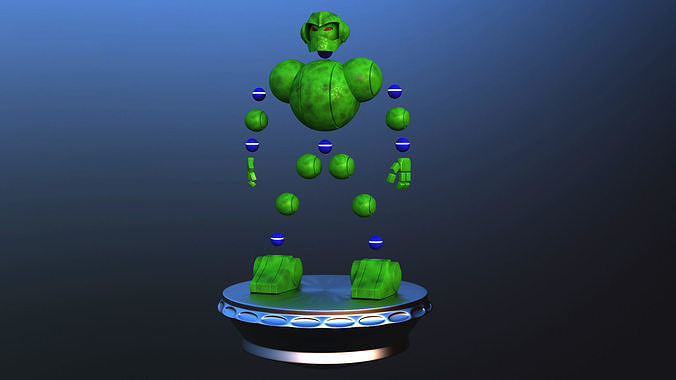 Robot Vectorman 3D model | CGTrader