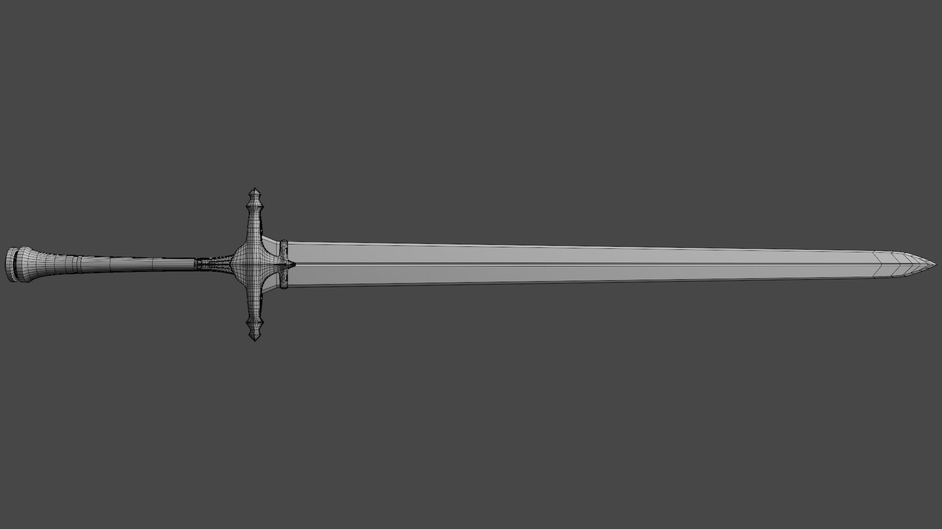 3D model The Imperial Infantry sword from final fantasy 16 VR / AR ...