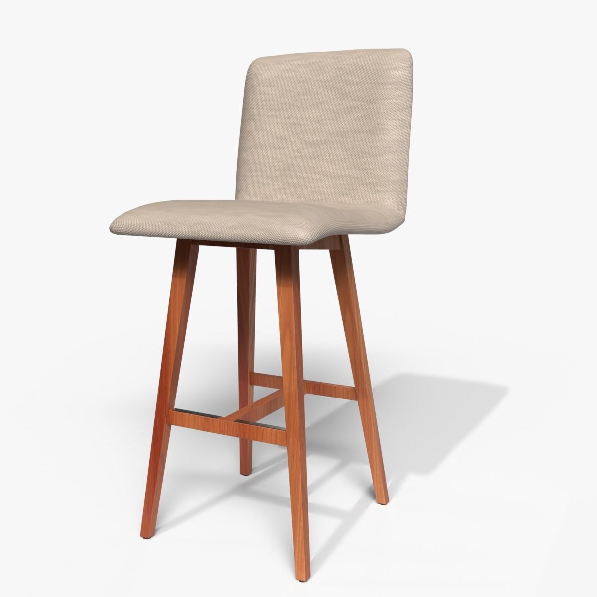 3D model Bar Stool Denim Beige VR / AR / low-poly | CGTrader