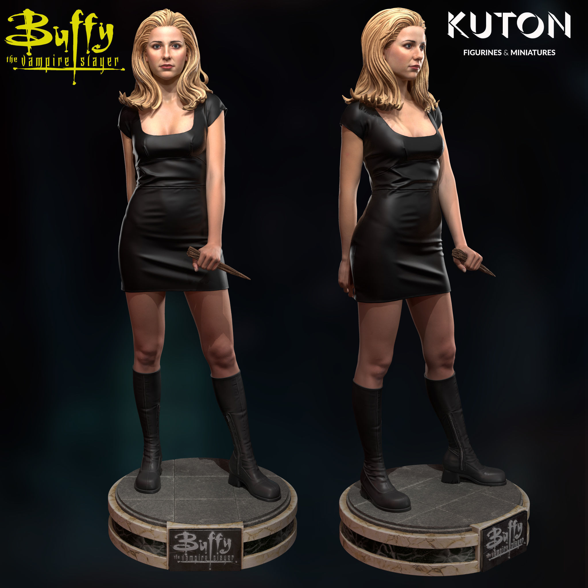 Buffy the Vampire Slayer 3D model 3D printable | CGTrader
