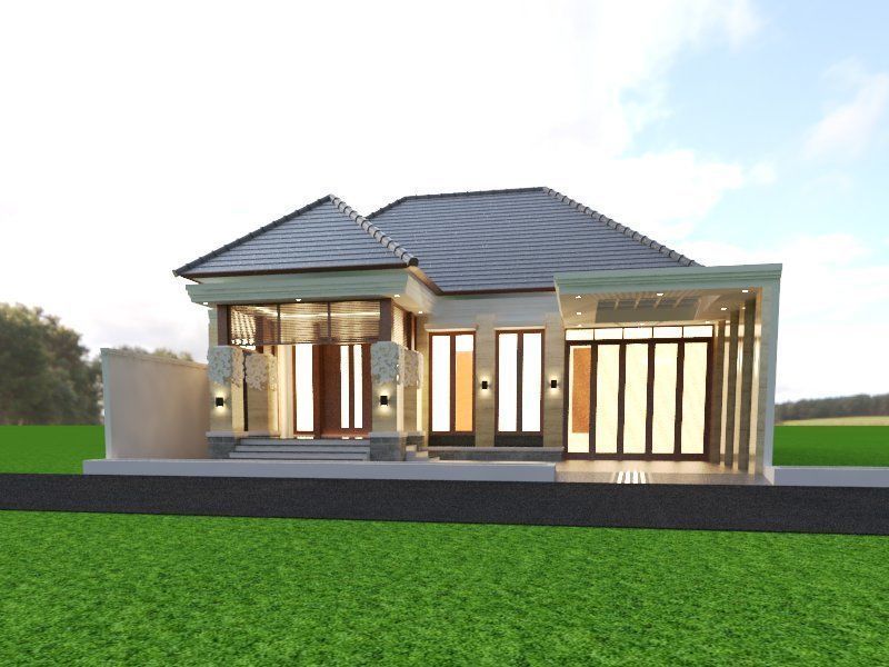 Traditional Balinese House Concept Design 3D model 3D printable | CGTrader