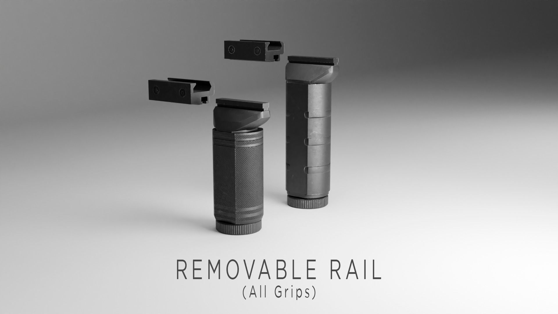 3D model Zenit Foregrips Pack VR / AR / low-poly | CGTrader