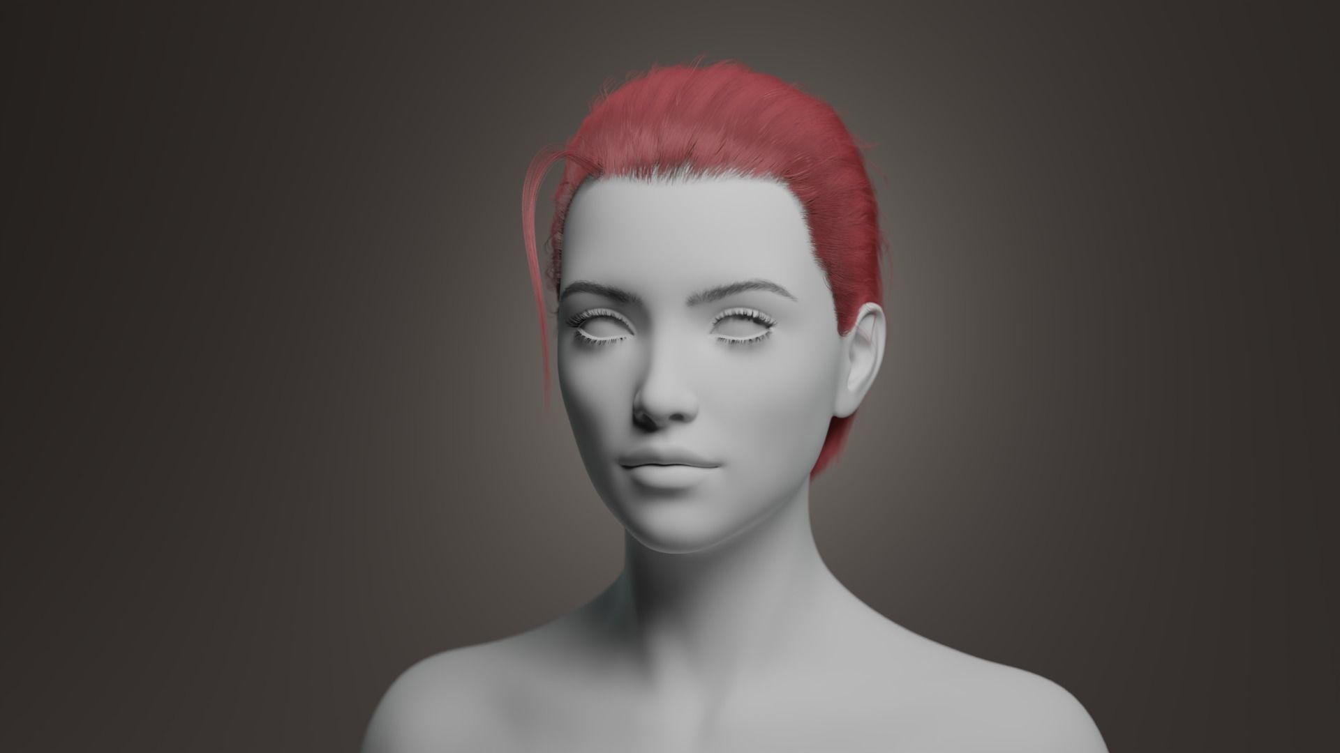 Short Hair 4 - Particle Hair 3D model animated | CGTrader