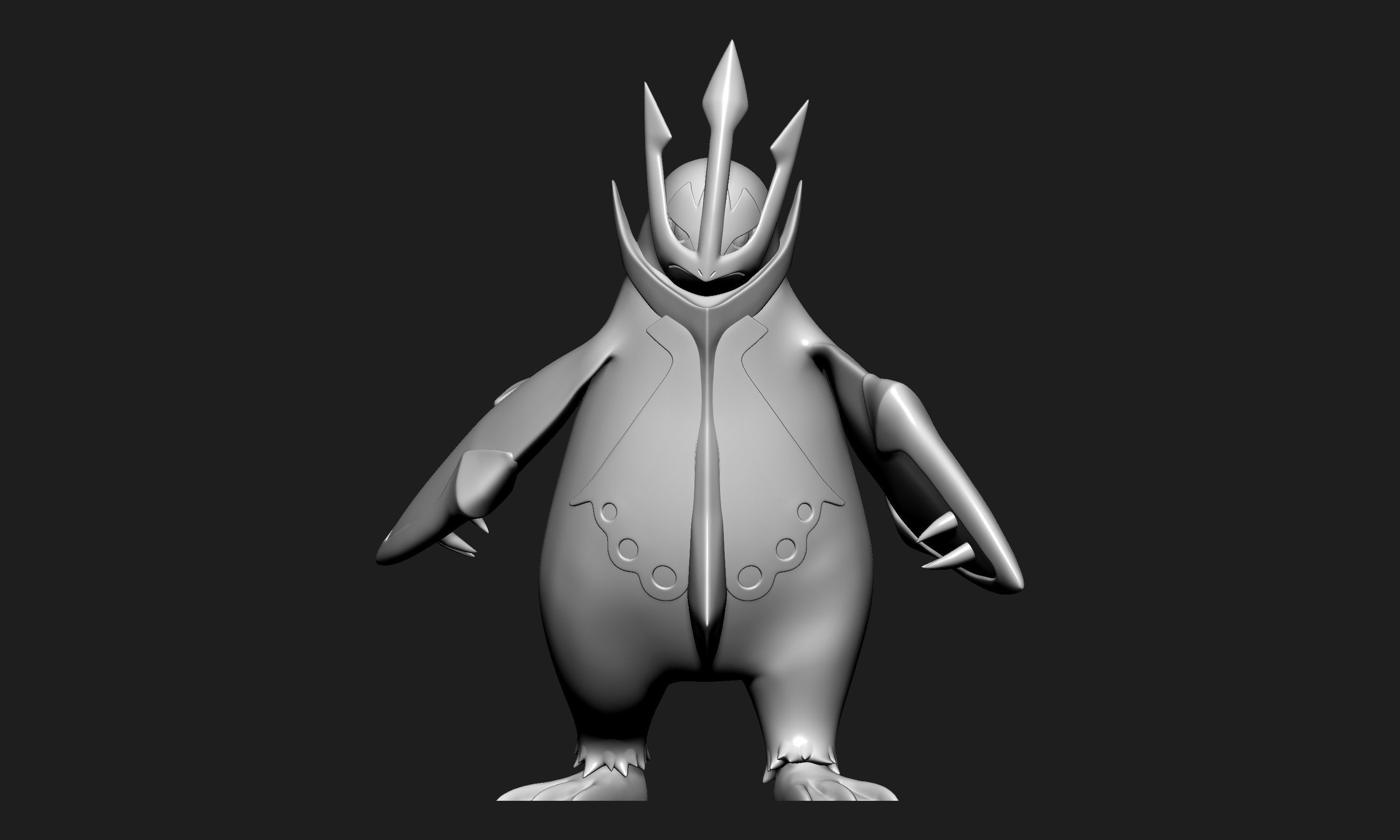 Pokemon - Empoleon with 2 poses 3D model 3D printable | CGTrader
