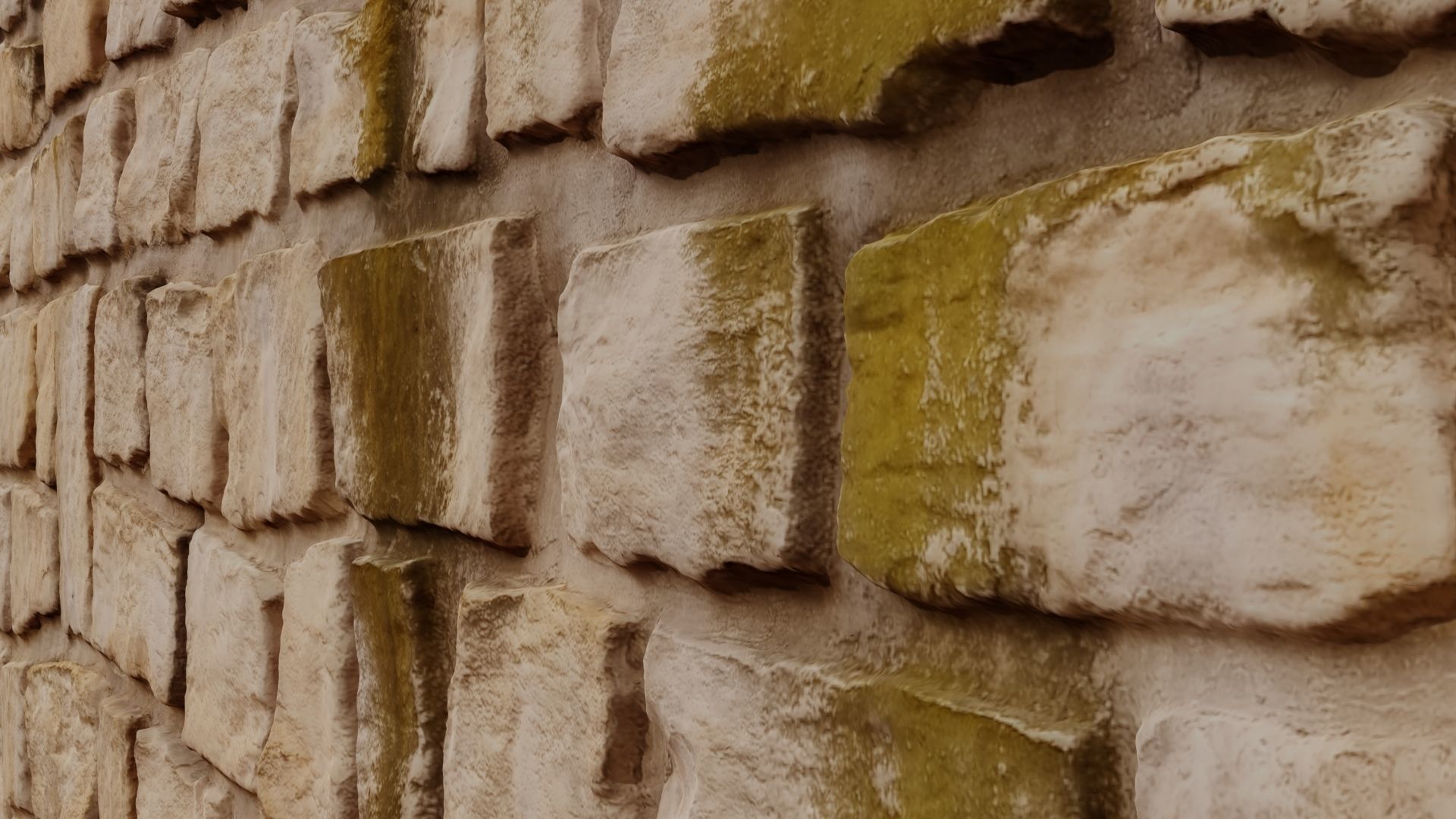 Stone wall and stone path scan free 3D model | CGTrader