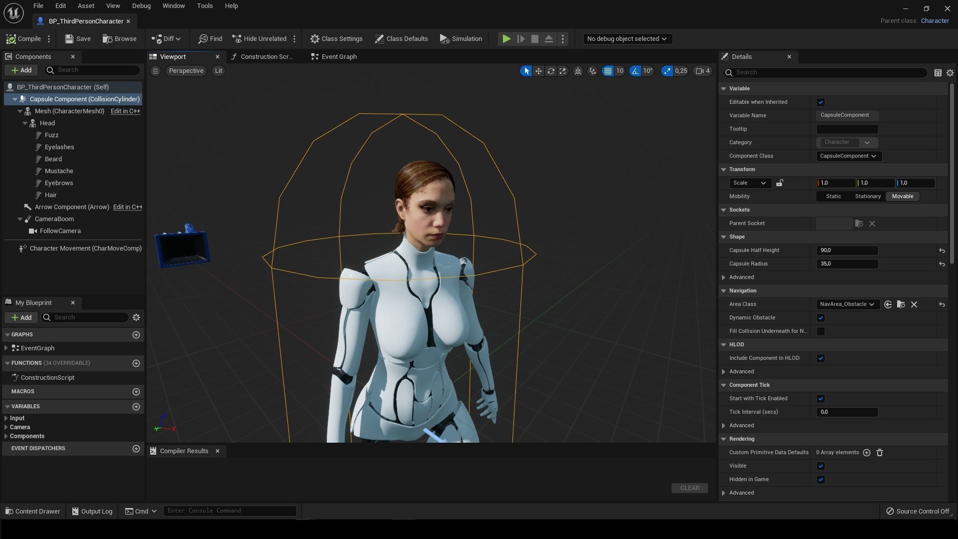 3D model Female Robot R68 Pack VR / AR / low-poly rigged | CGTrader