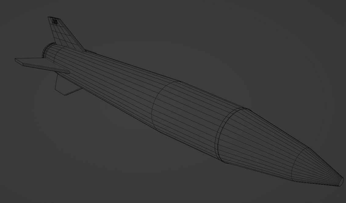 Military Missile 3D model | CGTrader